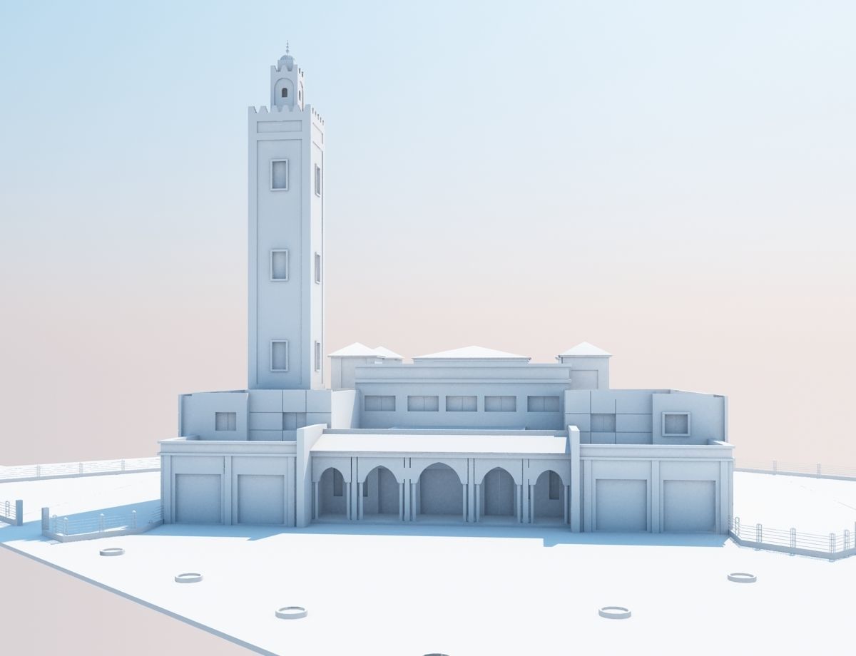 Moroccan Mosque 3D model | CGTrader