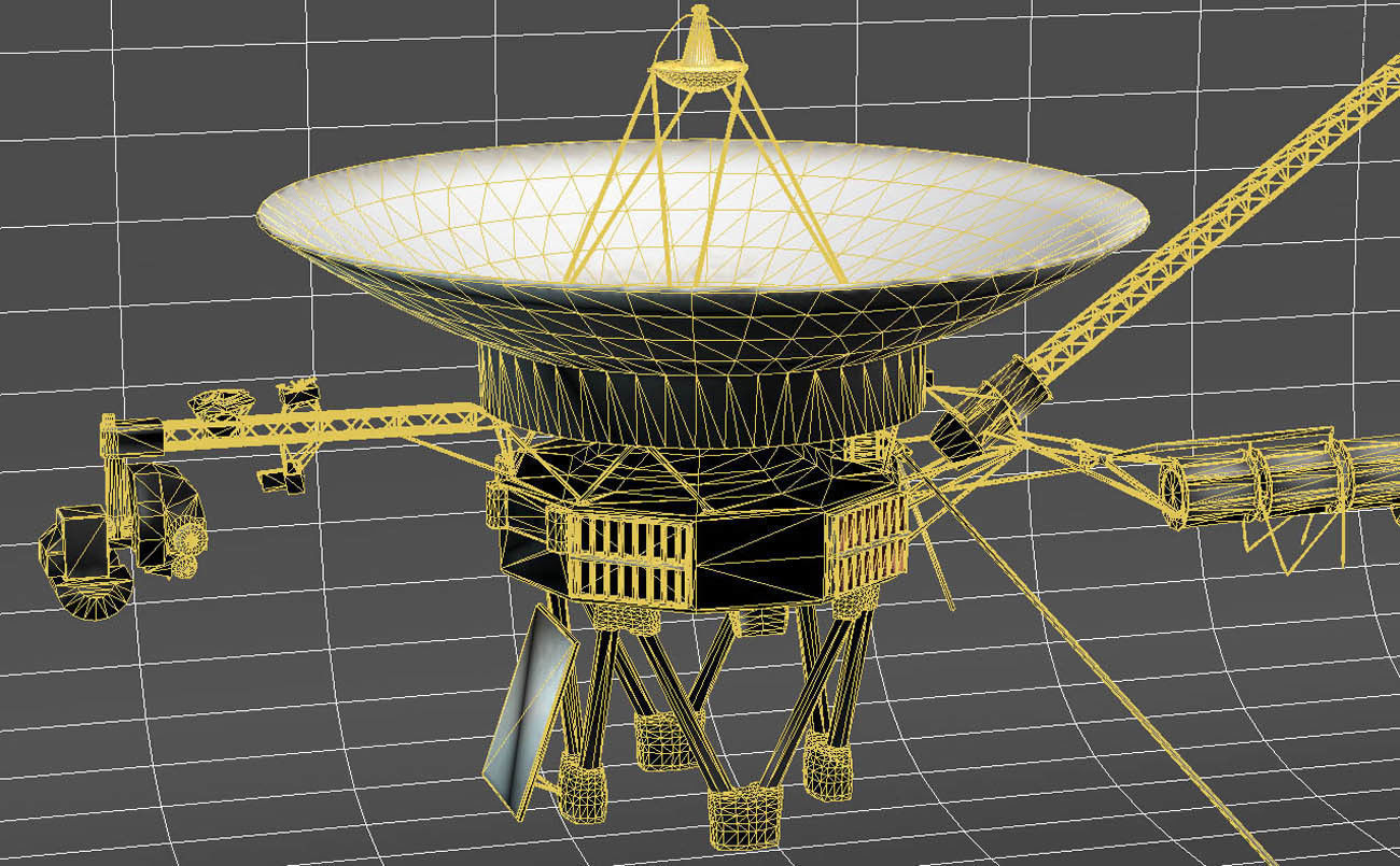 3D model Voyager Probe v2 VR / AR / low-poly | CGTrader