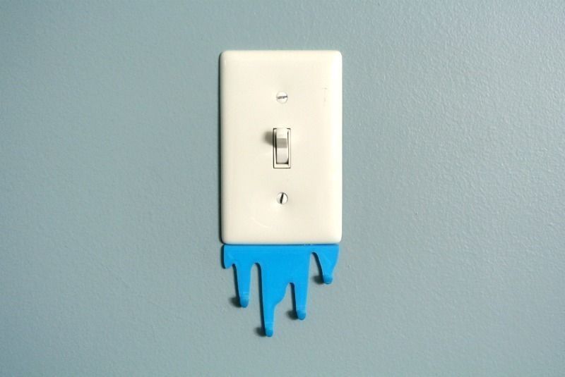 Liquid spill shaped hook free 3D model 3D printable | CGTrader
