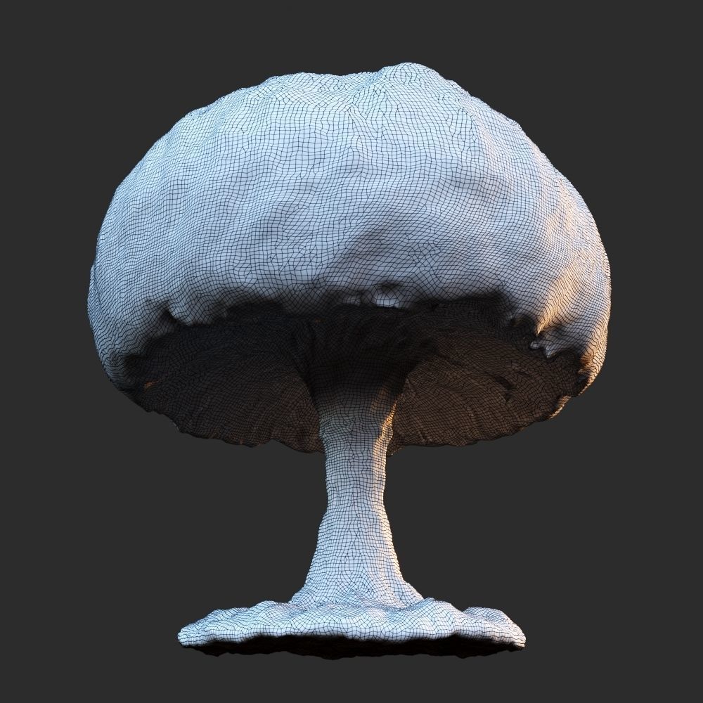 Nuclear Explosion 3D model | CGTrader