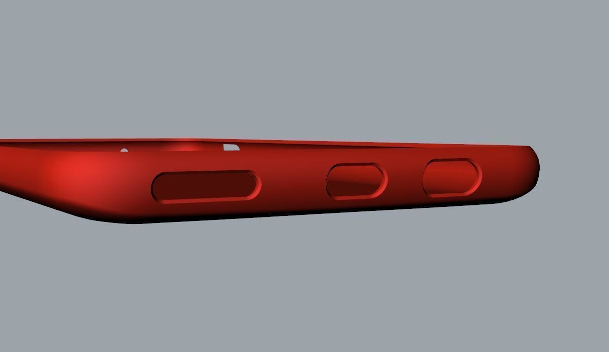 Oneplus 6 RED case design 3D model 3D model 3D printable | CGTrader