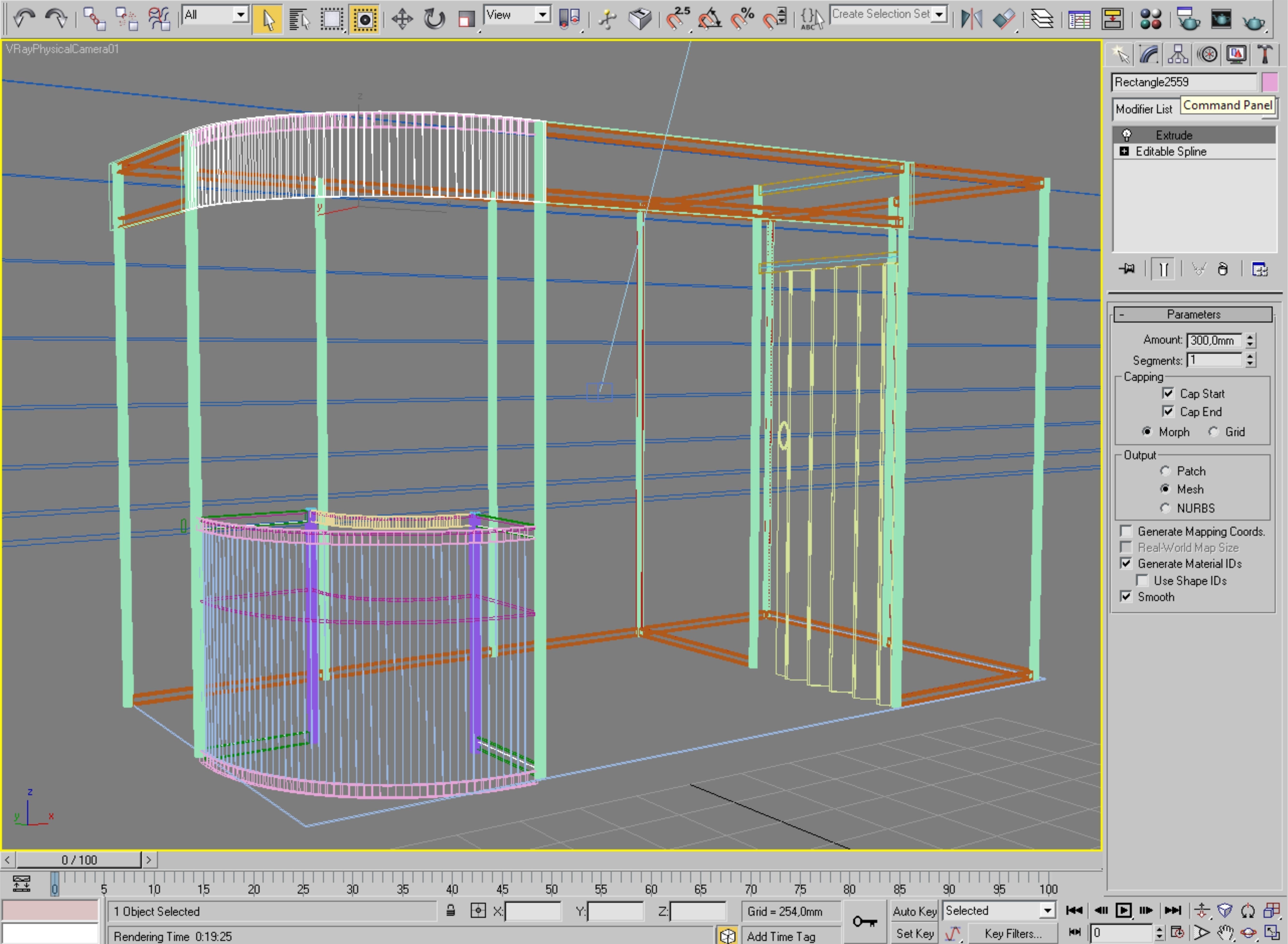 Exhibition stand octanorm 4x2 m duga 3D model | CGTrader