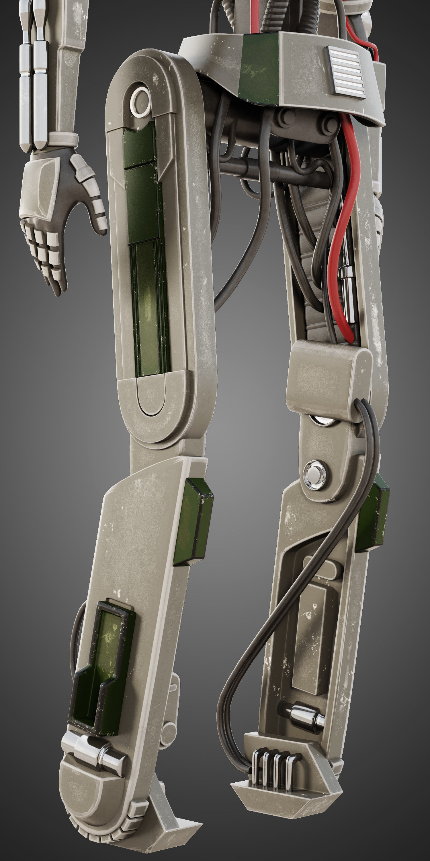 Star Wars L3-37 droid RIGGED 3D model animated rigged | CGTrader