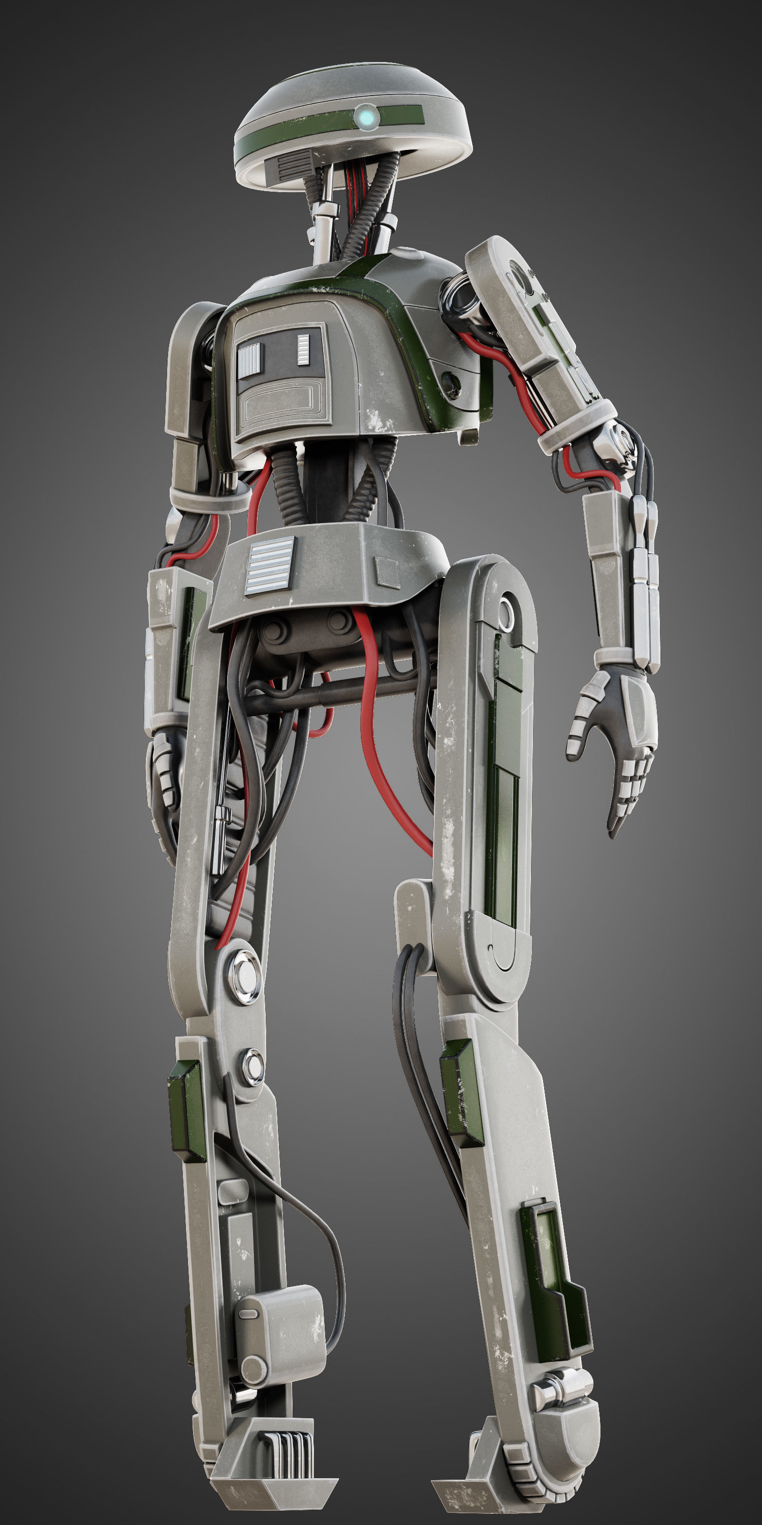 Star Wars L3-37 droid RIGGED 3D model animated rigged | CGTrader