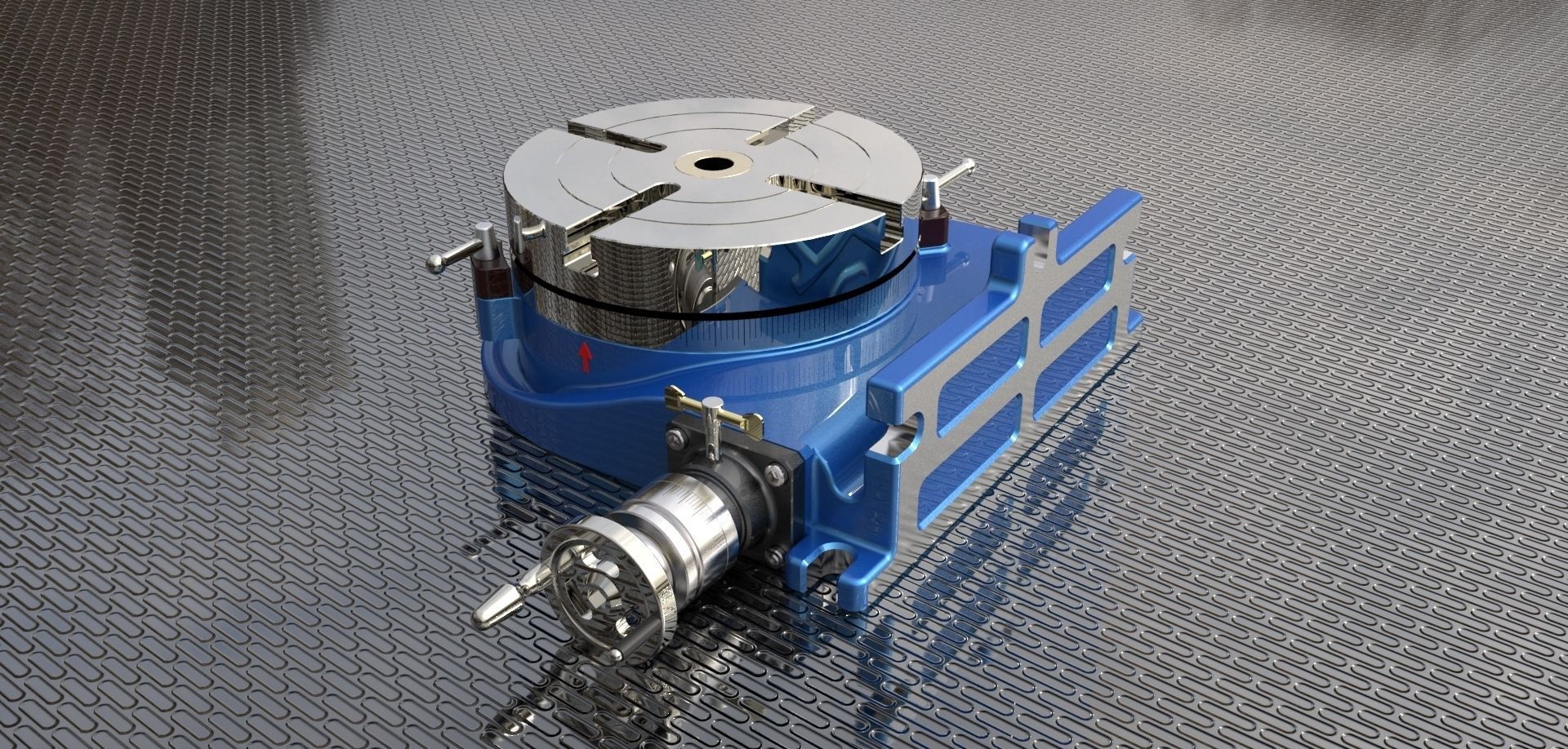 Manual Rotary Table free 3D model | CGTrader