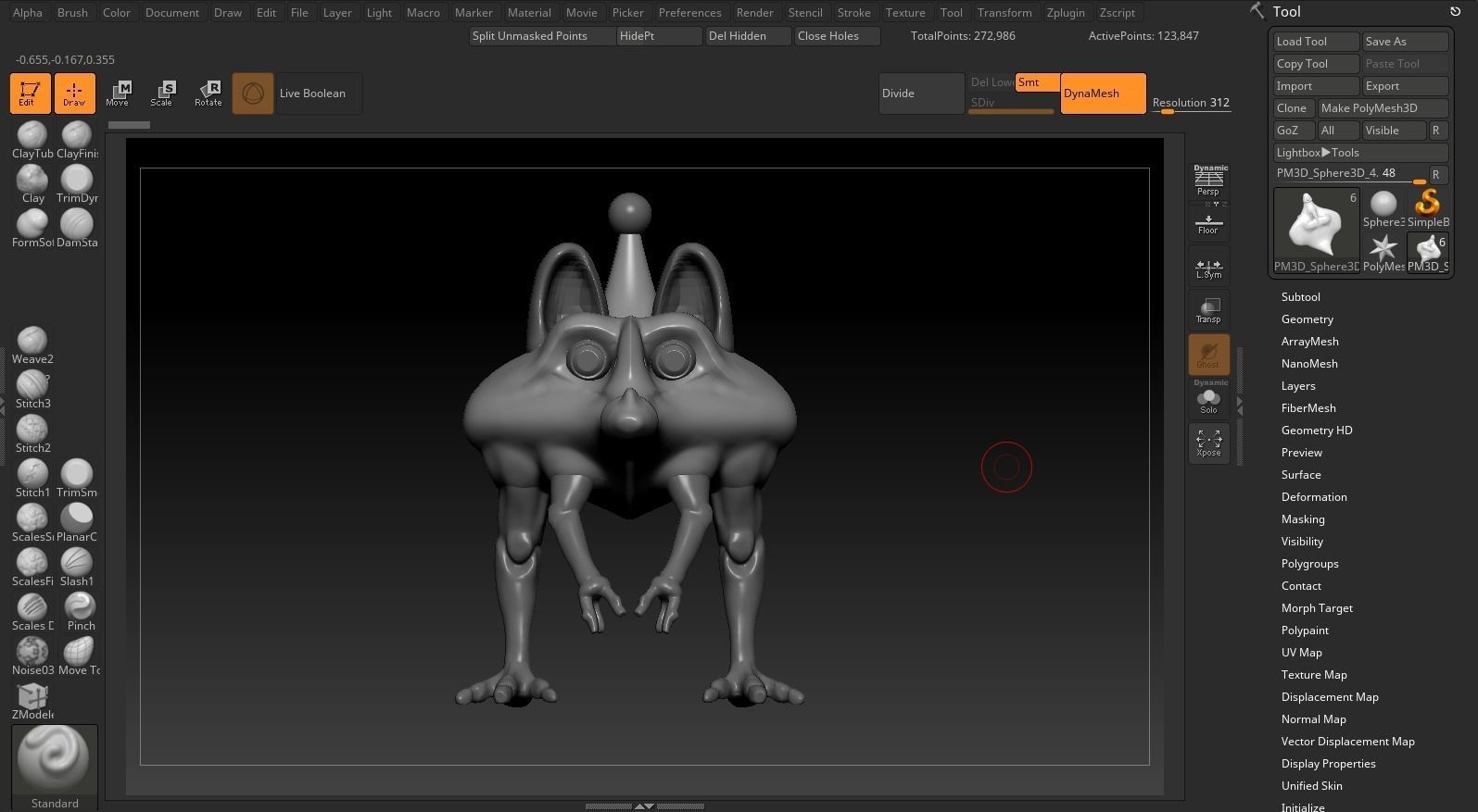 Animal alien raccoon ZBrush HP 3D model | CGTrader