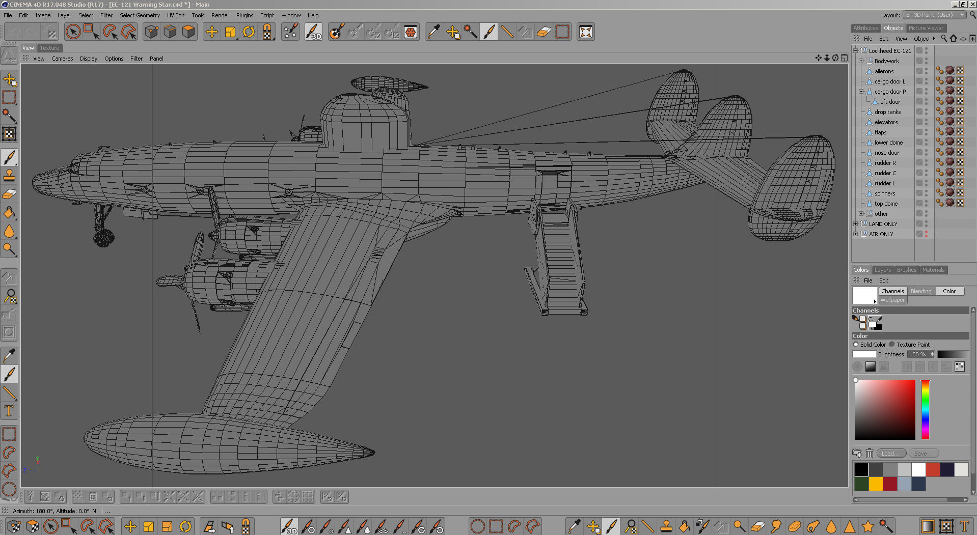 Lockheed EC-121 Warning Star 3D model | CGTrader