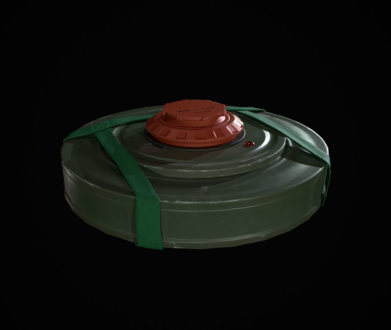 Land mine free VR / AR / low-poly 3D model | CGTrader