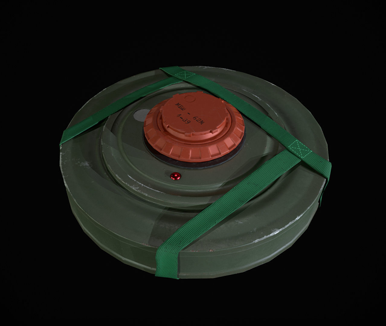 Land mine free VR / AR / low-poly 3D model | CGTrader