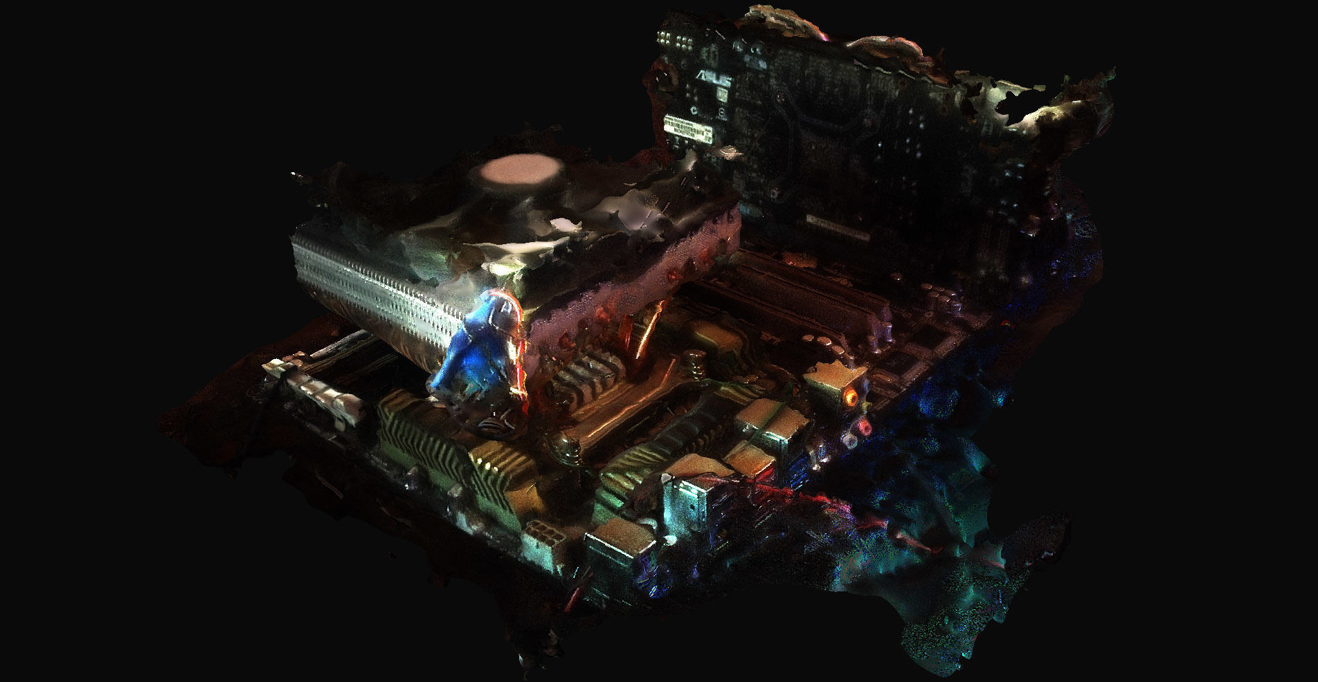 PC MOTHERBOARD art free 3D model | CGTrader