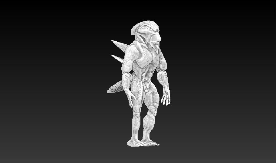 Alien creature free 3D model | CGTrader