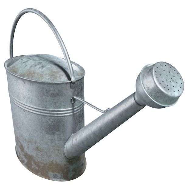 Dirty watering can free 3D model | CGTrader