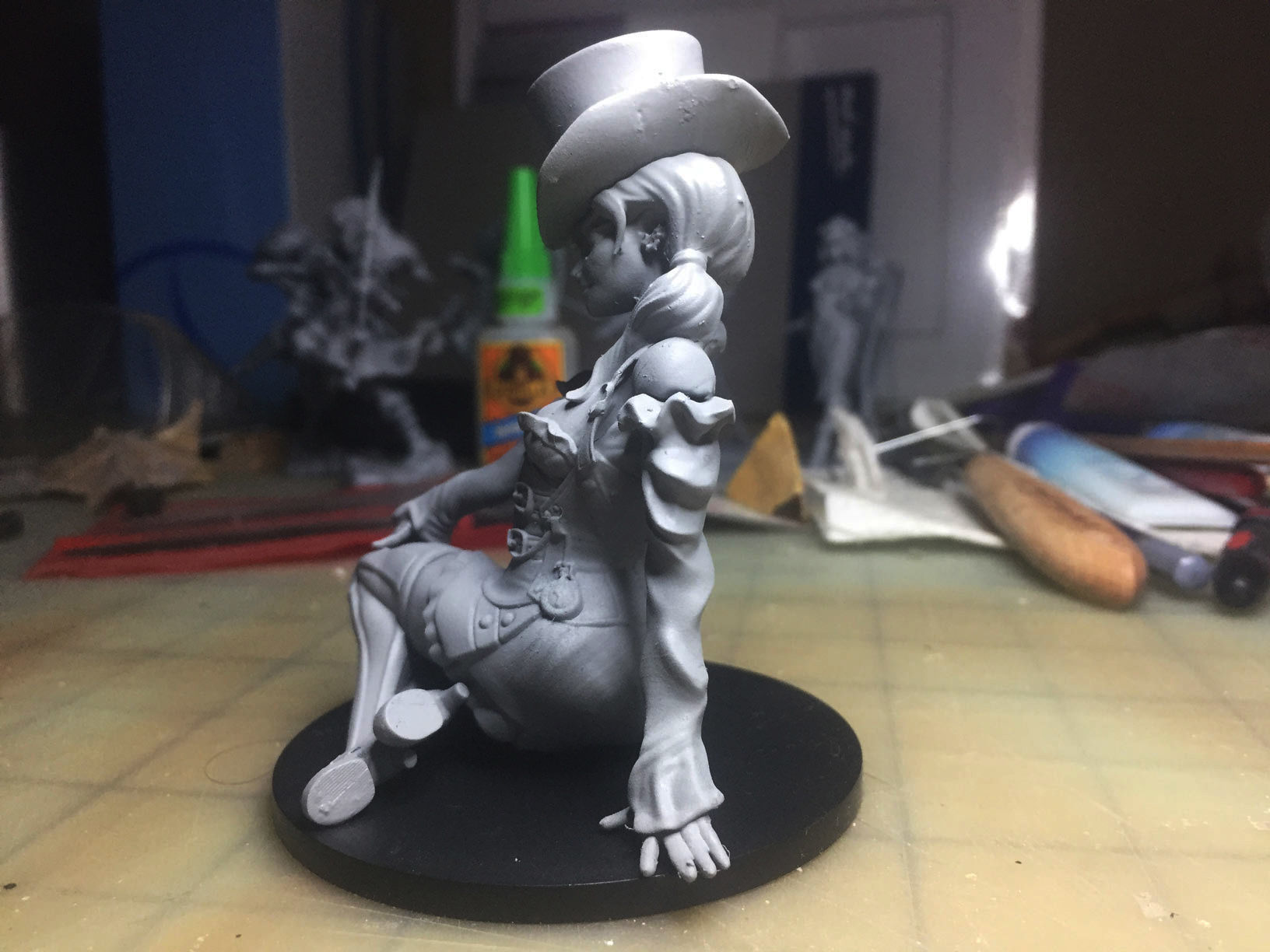 Steampunk Girl Pinup 3D print model 3D model 3D printable | CGTrader