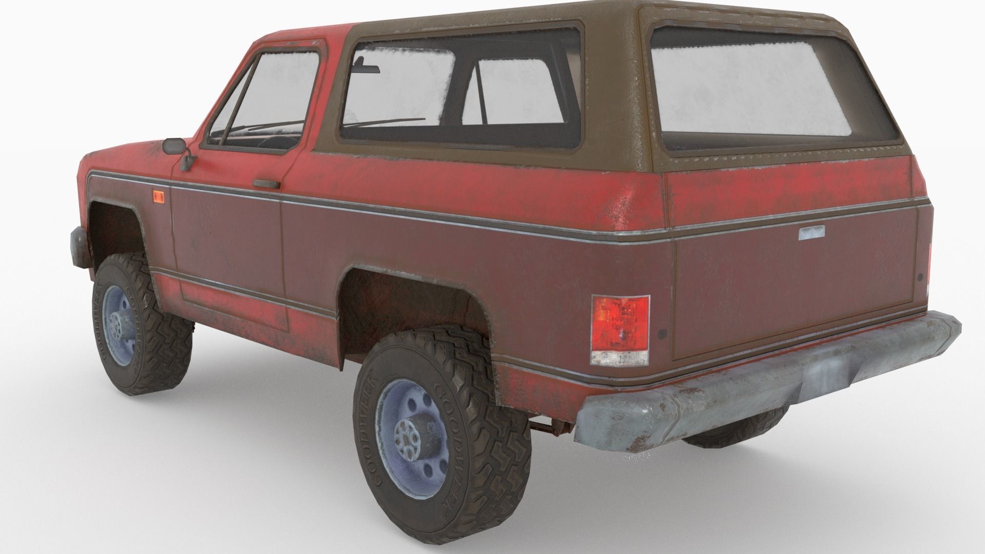 3D model Low poly SUV pick up VR / AR / low-poly | CGTrader