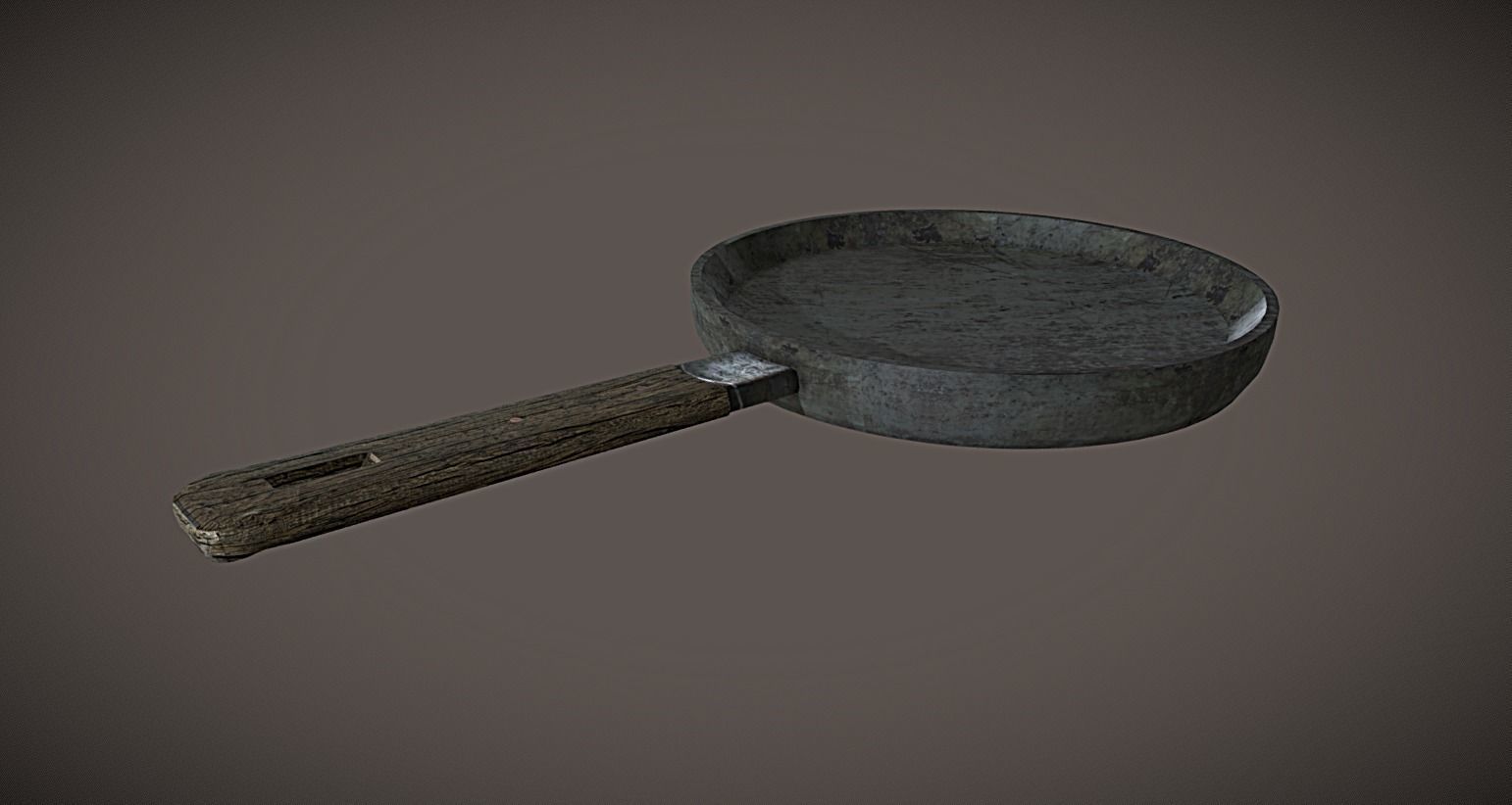 3D model Old frying pan VR / AR / low-poly | CGTrader