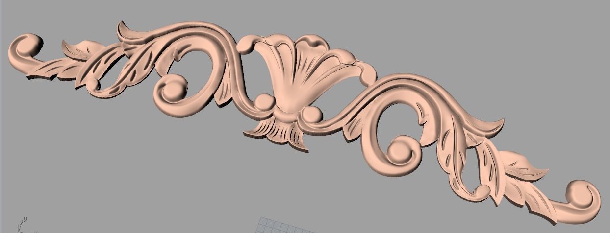Door Design 3d Relief Model Stl Format File For Cnc Carving E690 3d