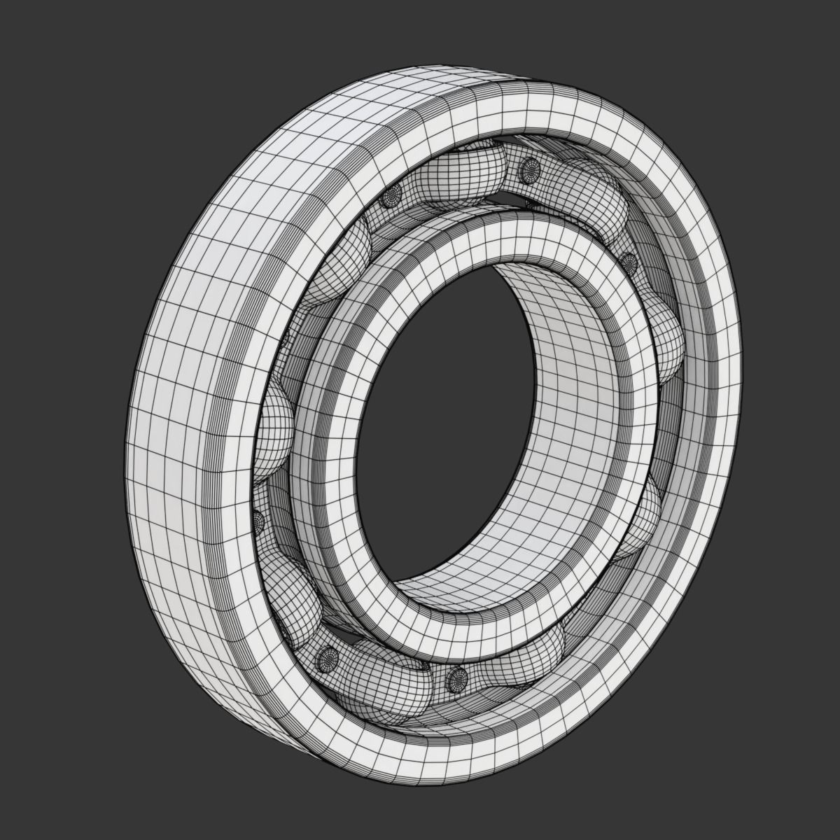 Radial Ball Bearing 3D model | CGTrader