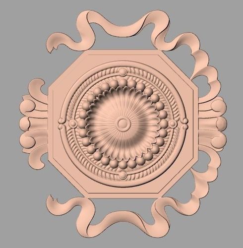 Door Design 3d Relief Model Stl Format File For Cnc Carving E670 3d