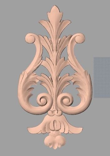 Door Design 3d Relief Model Stl Format File For Cnc Carving E661 3d