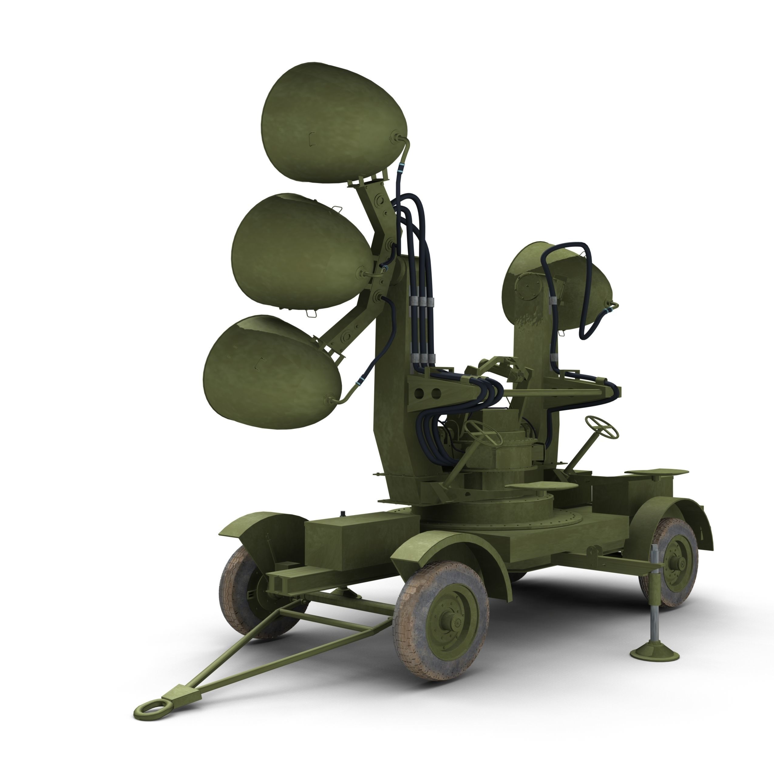 Mobile Sound Locator 3D model | CGTrader