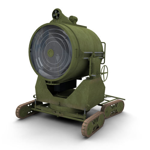 90cm Searchlight 3D model | CGTrader