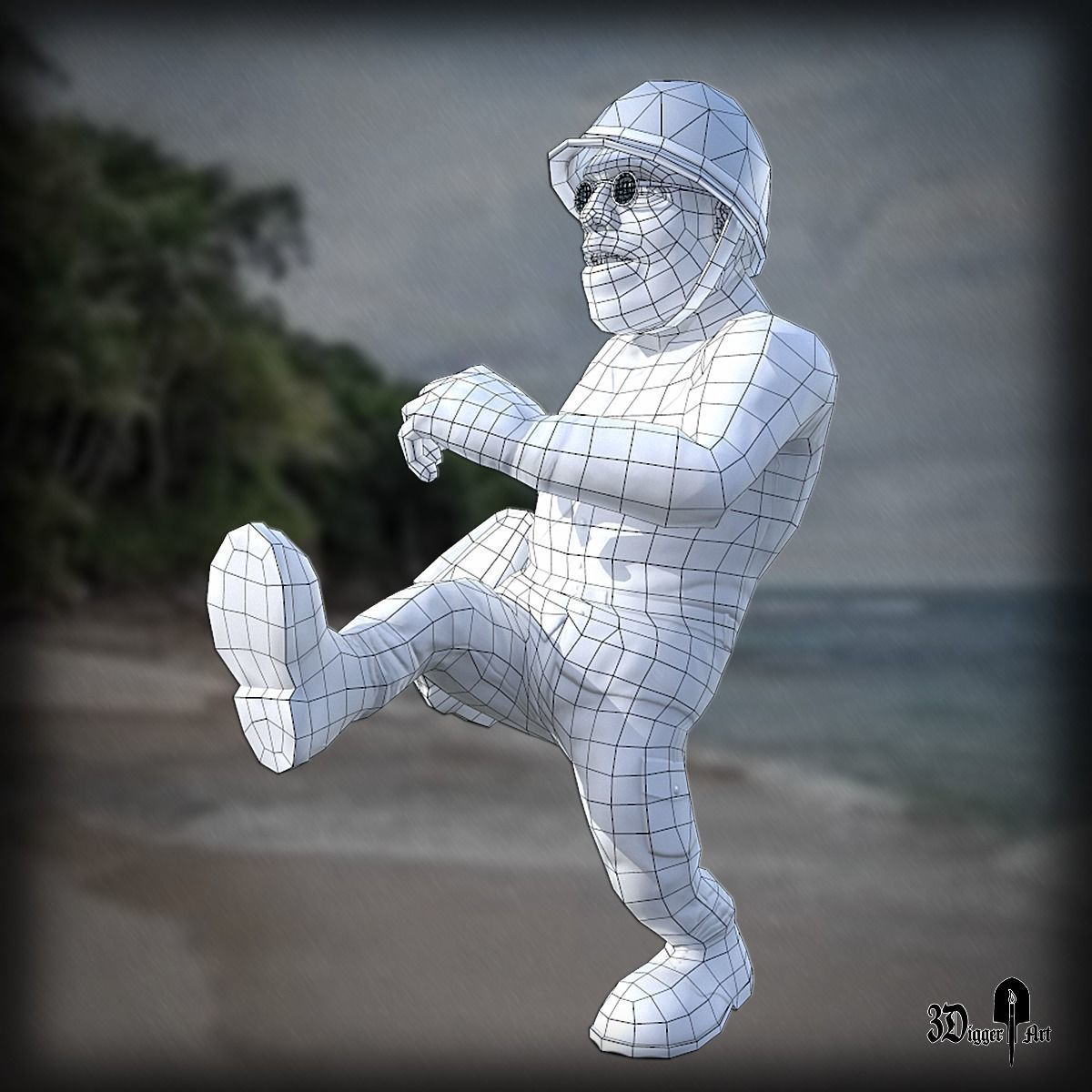 3D model Soldier Medic VR / AR / low-poly animated | CGTrader