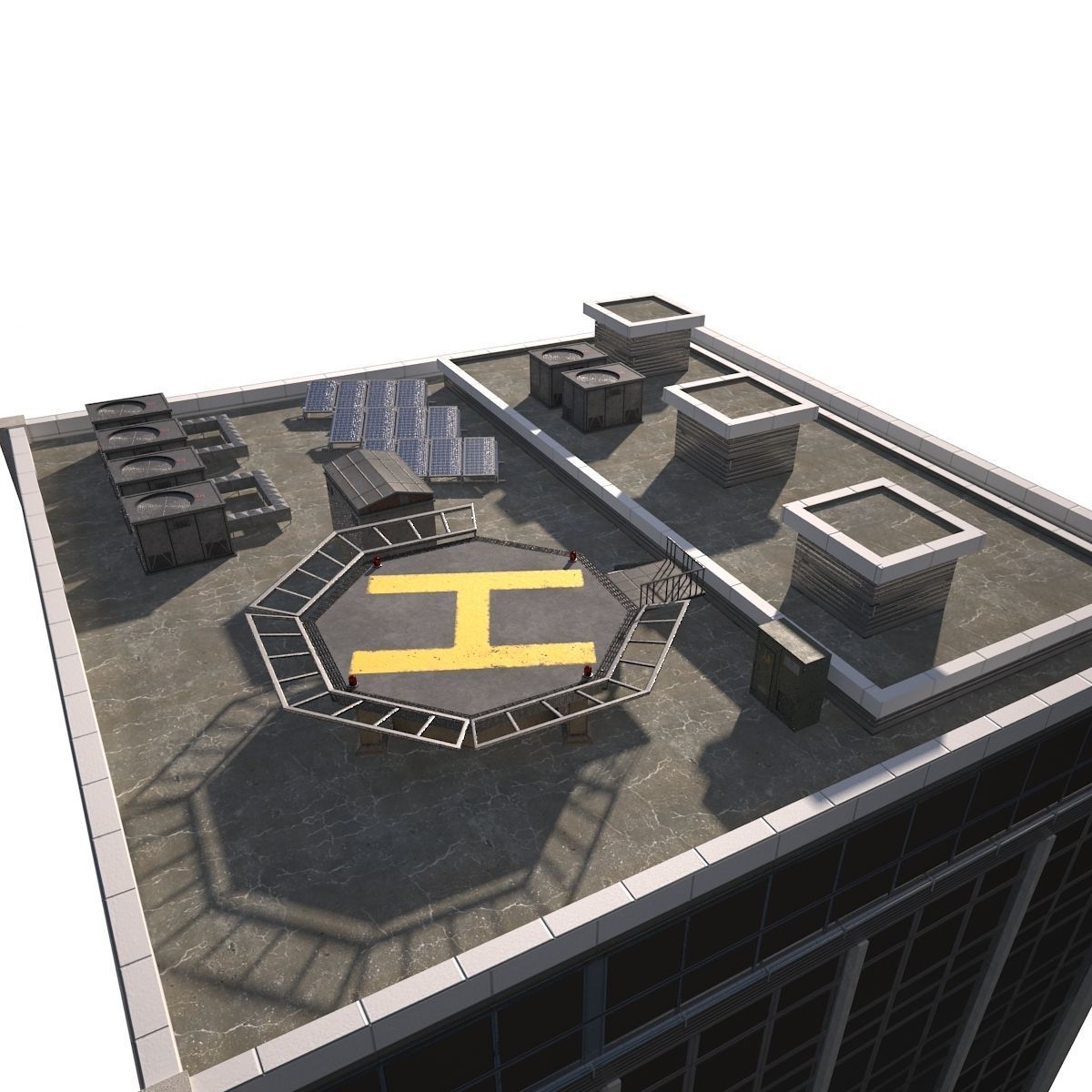 3D model High Rise Pack of 3 VR / AR / low-poly | CGTrader