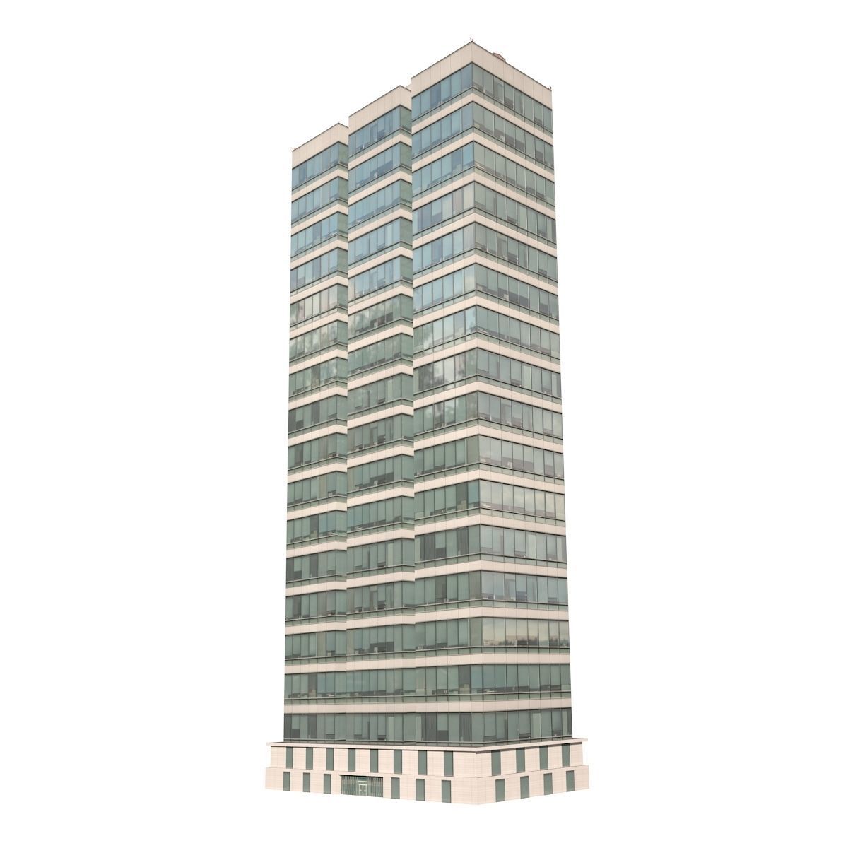 3D model High Rise Pack of 3 VR / AR / low-poly | CGTrader