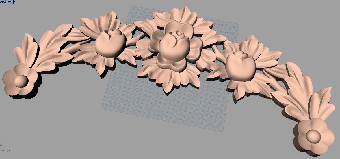 CNC 3D relief design STL format file used for artcam aspire E706 3D ...