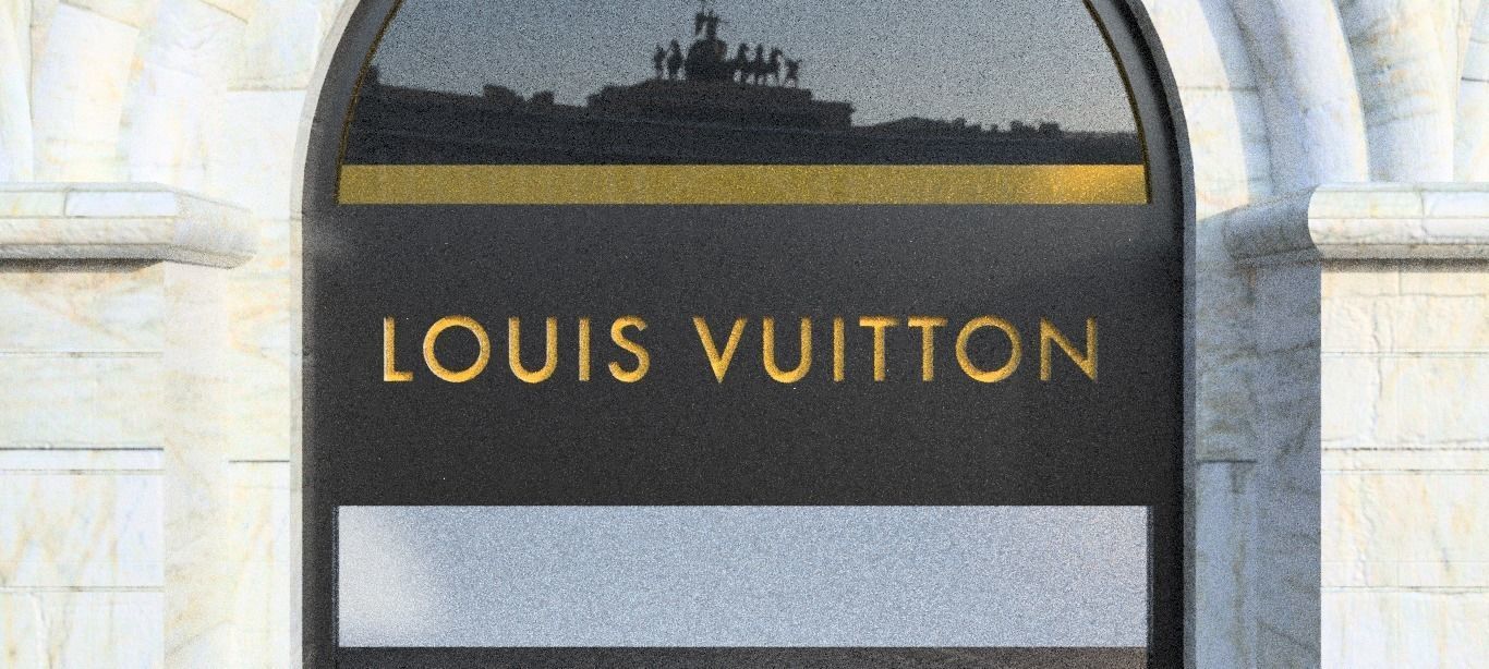 3D model Shop Front - Louis Vuitton VR / AR / low-poly | CGTrader