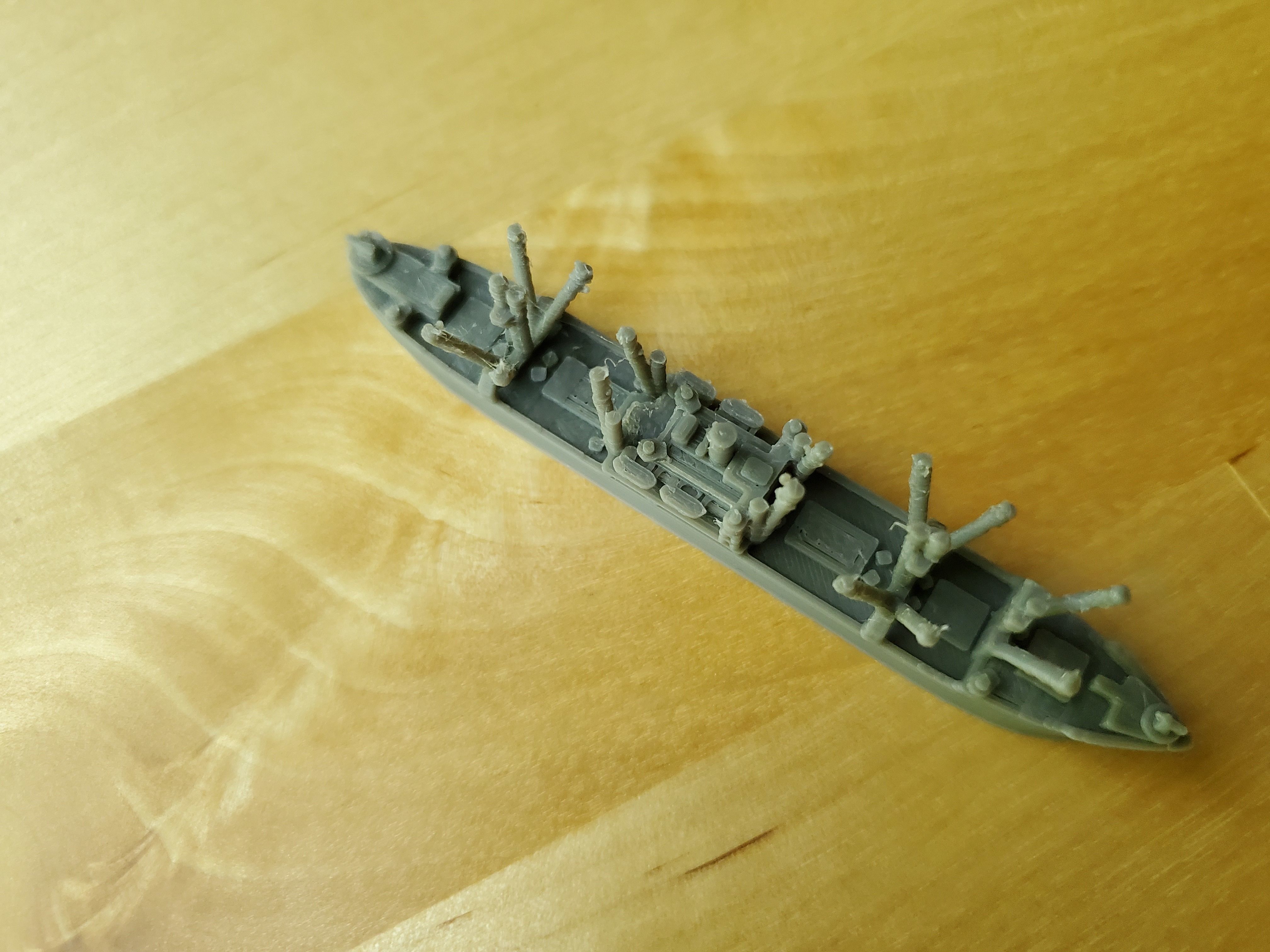 US Victory Ship Model free 3D model 3D printable | CGTrader