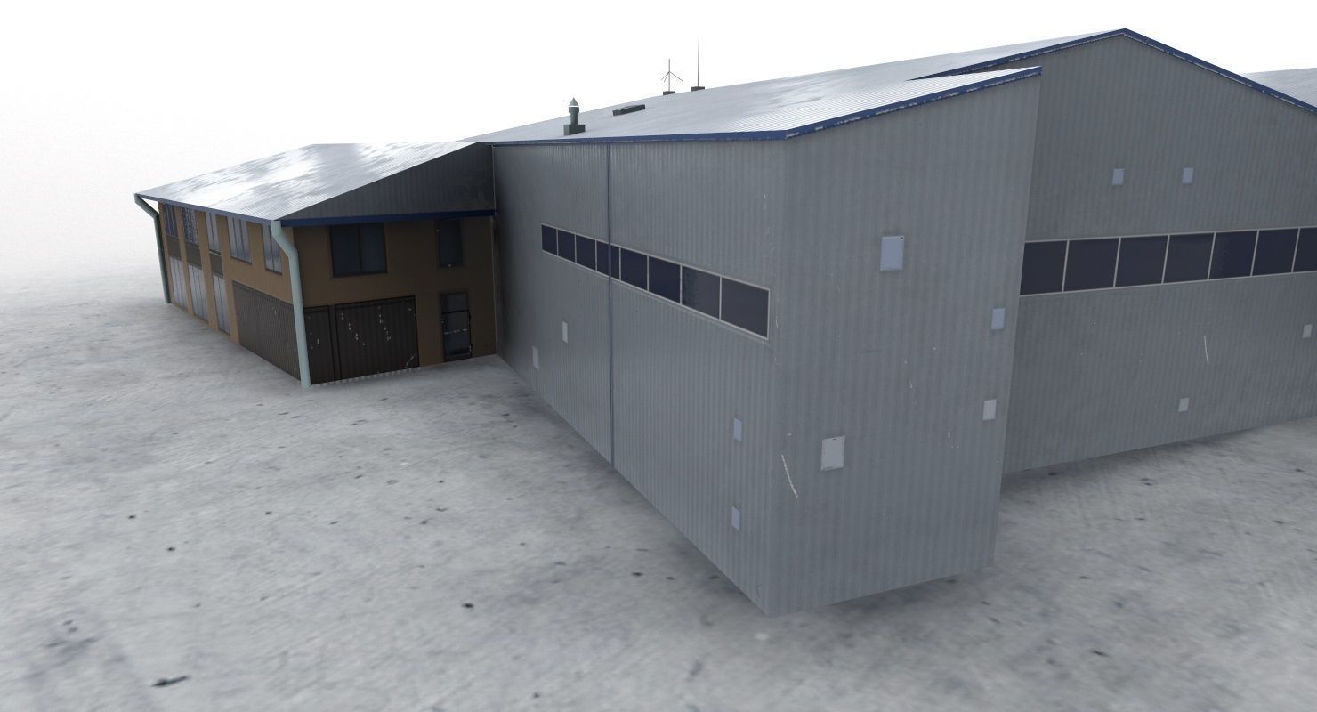 3D model EGCC Signature Hangar VR / AR / low-poly | CGTrader