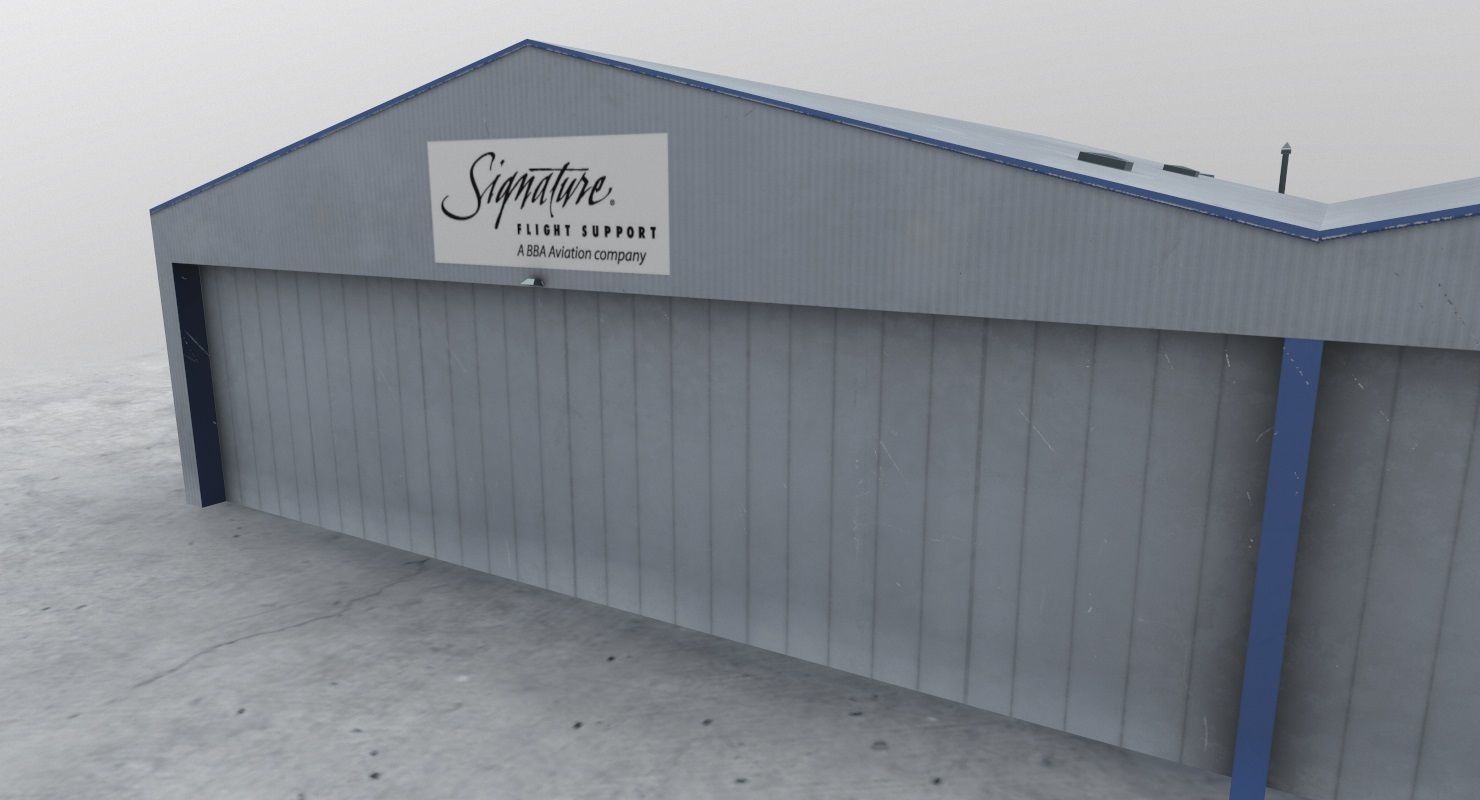 3D model EGCC Signature Hangar VR / AR / low-poly | CGTrader