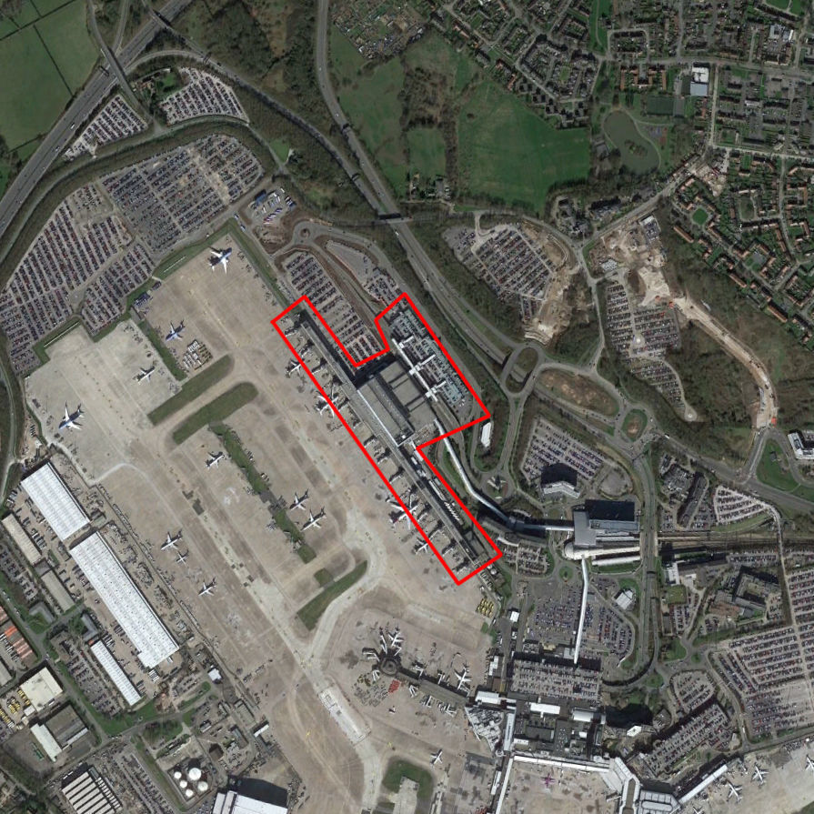 3D model EGCC Terminal 2 VR / AR / low-poly | CGTrader