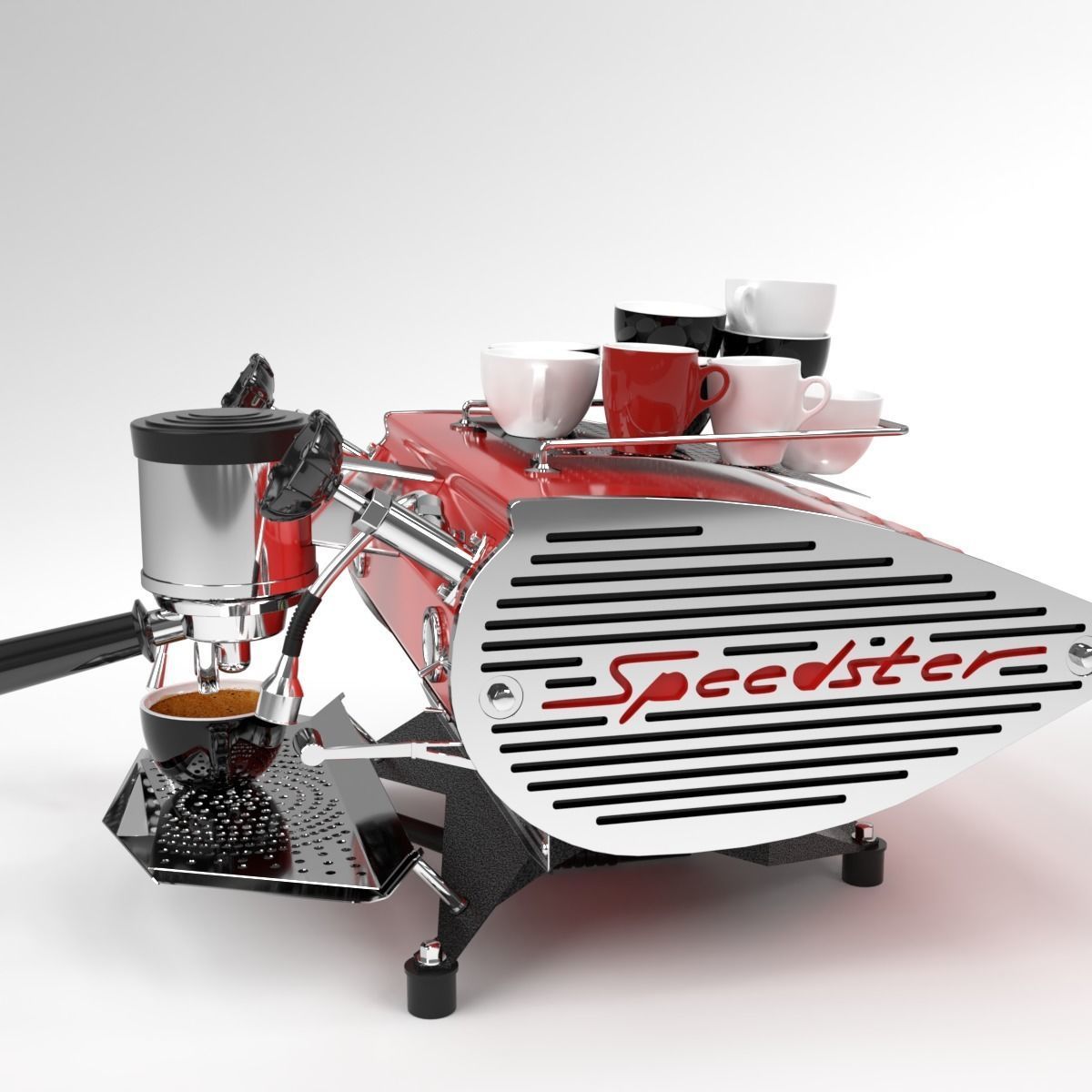 Kees van der Westen Coffee Machine Speedster Blender Cycles 3D model ...