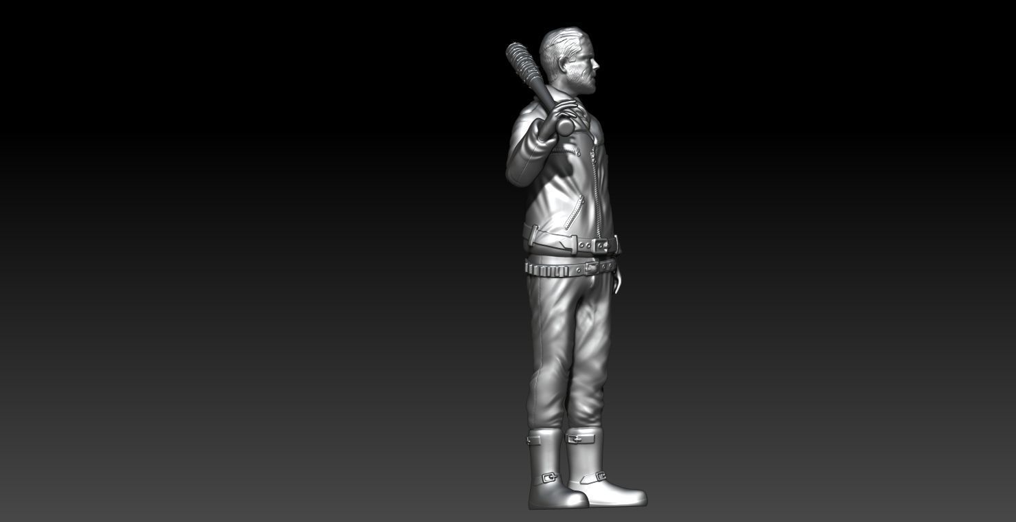 Negan The Walking dead 3d print 3D model 3D printable | CGTrader