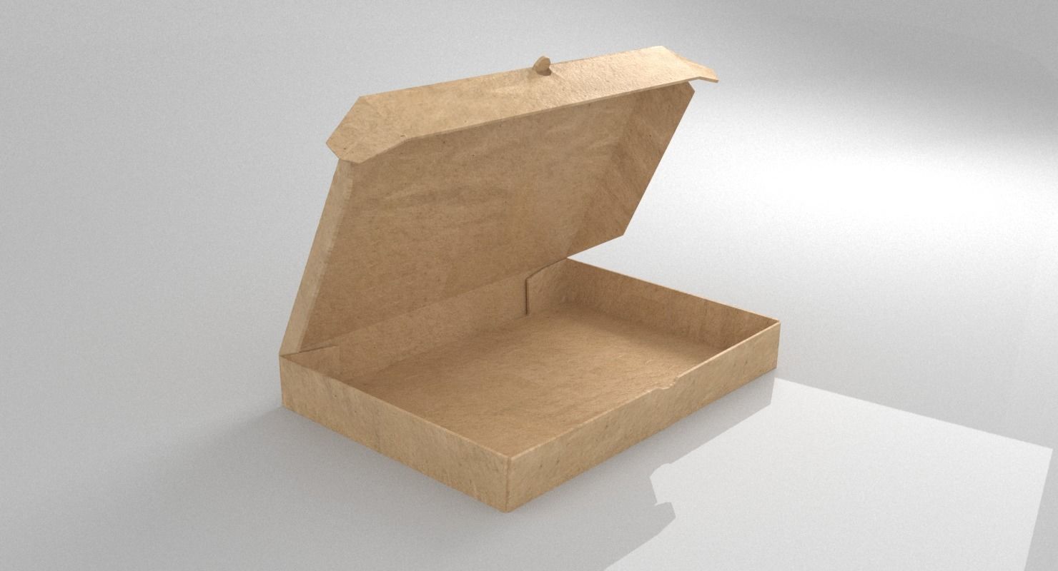 Cardboard Box Open and Close 3D model | CGTrader
