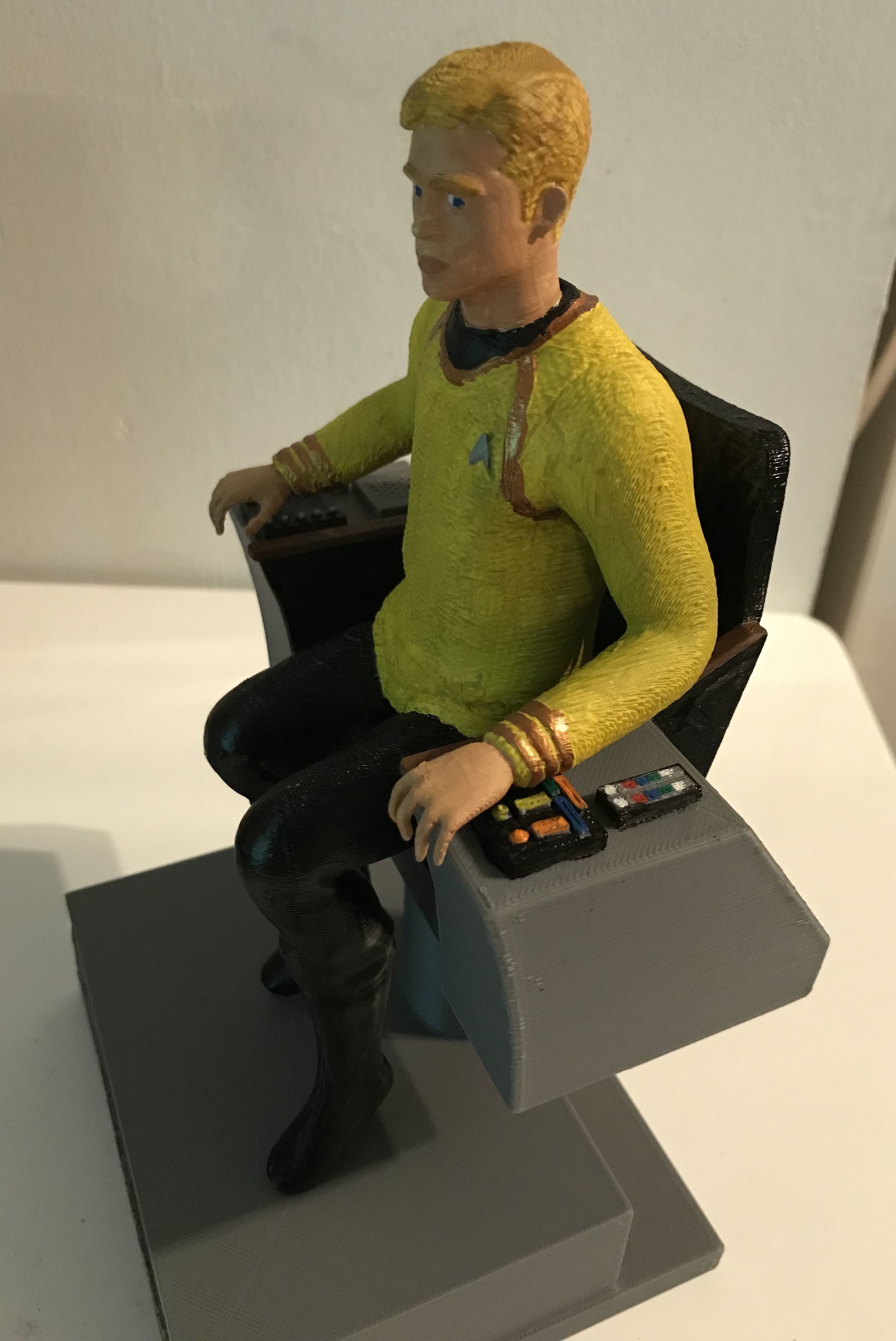 Kirk Star Trek 3d print part1 3D model 3D printable | CGTrader