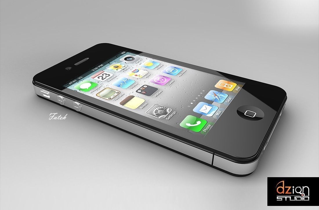 Iphone 4 free 3D model | CGTrader