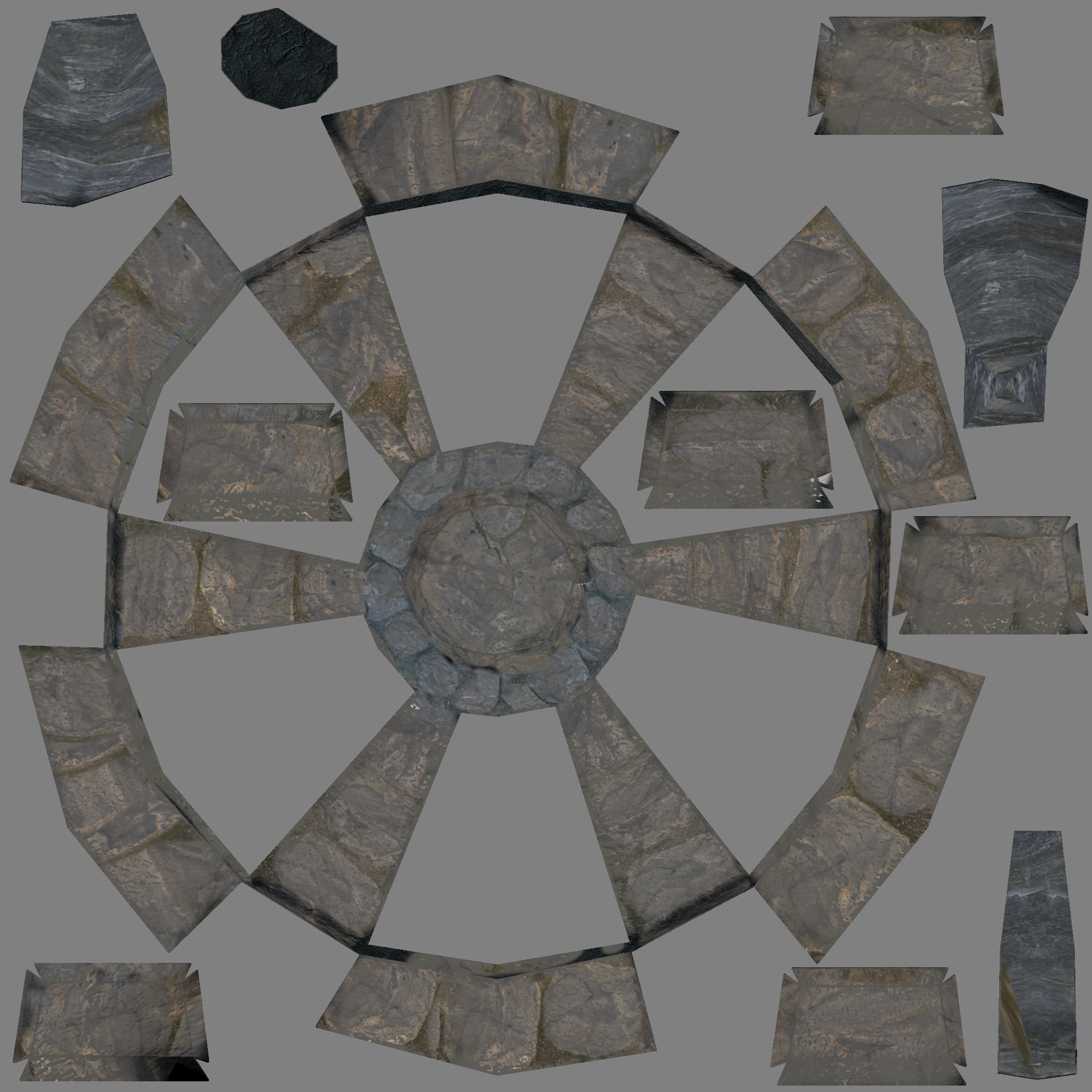 3D model Ancient stone circle VR / AR / low-poly | CGTrader