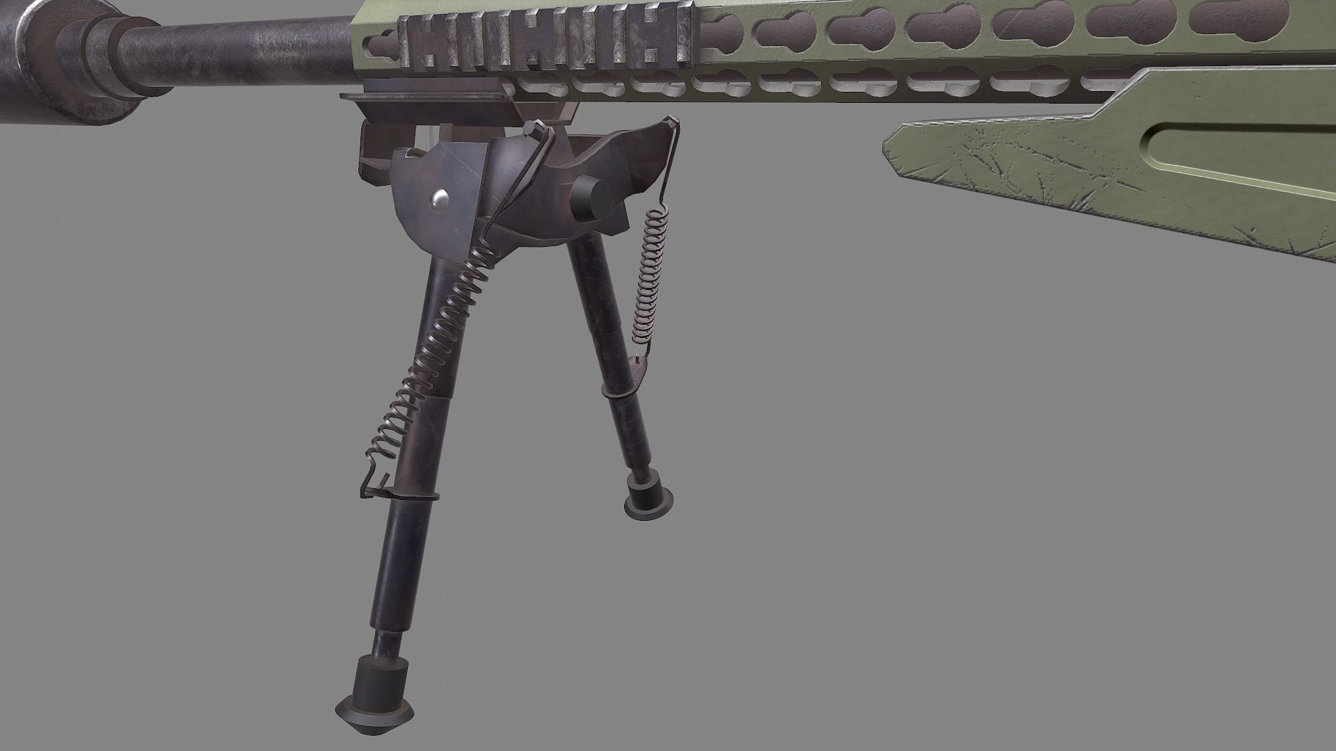 3D model VSV-338 new russian military sniper rifle 4k VR / AR / low ...