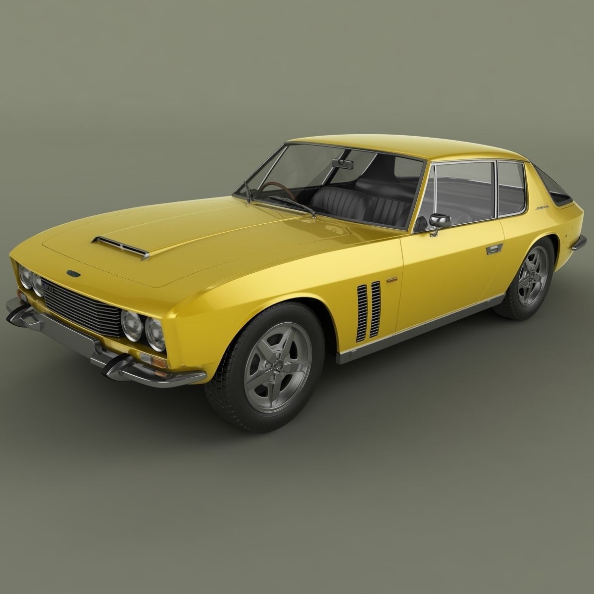 Jensen Interceptor FF 3D model | CGTrader