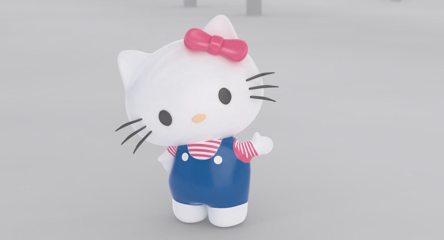 3D model Hello Kitty VR / AR / low-poly | CGTrader