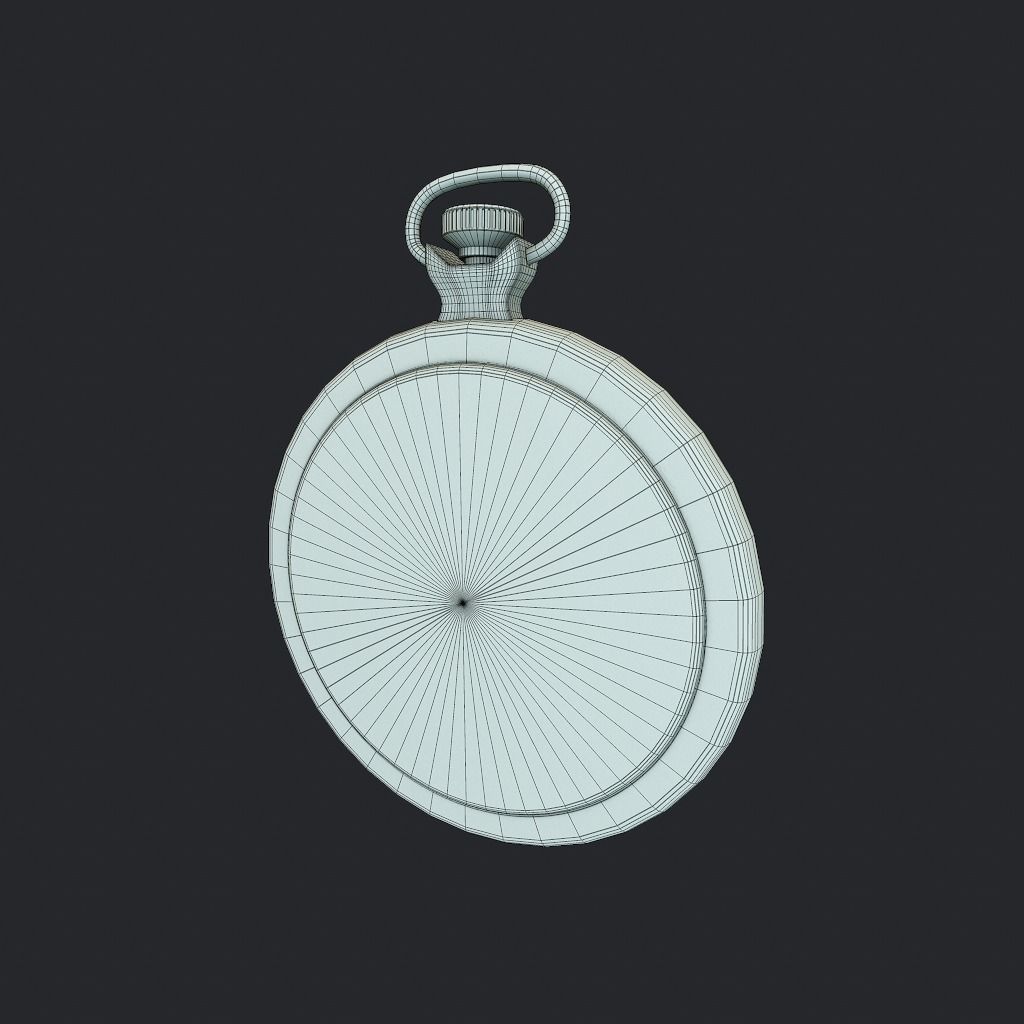 3D model Old Pocket Watch VR / AR / low-poly | CGTrader