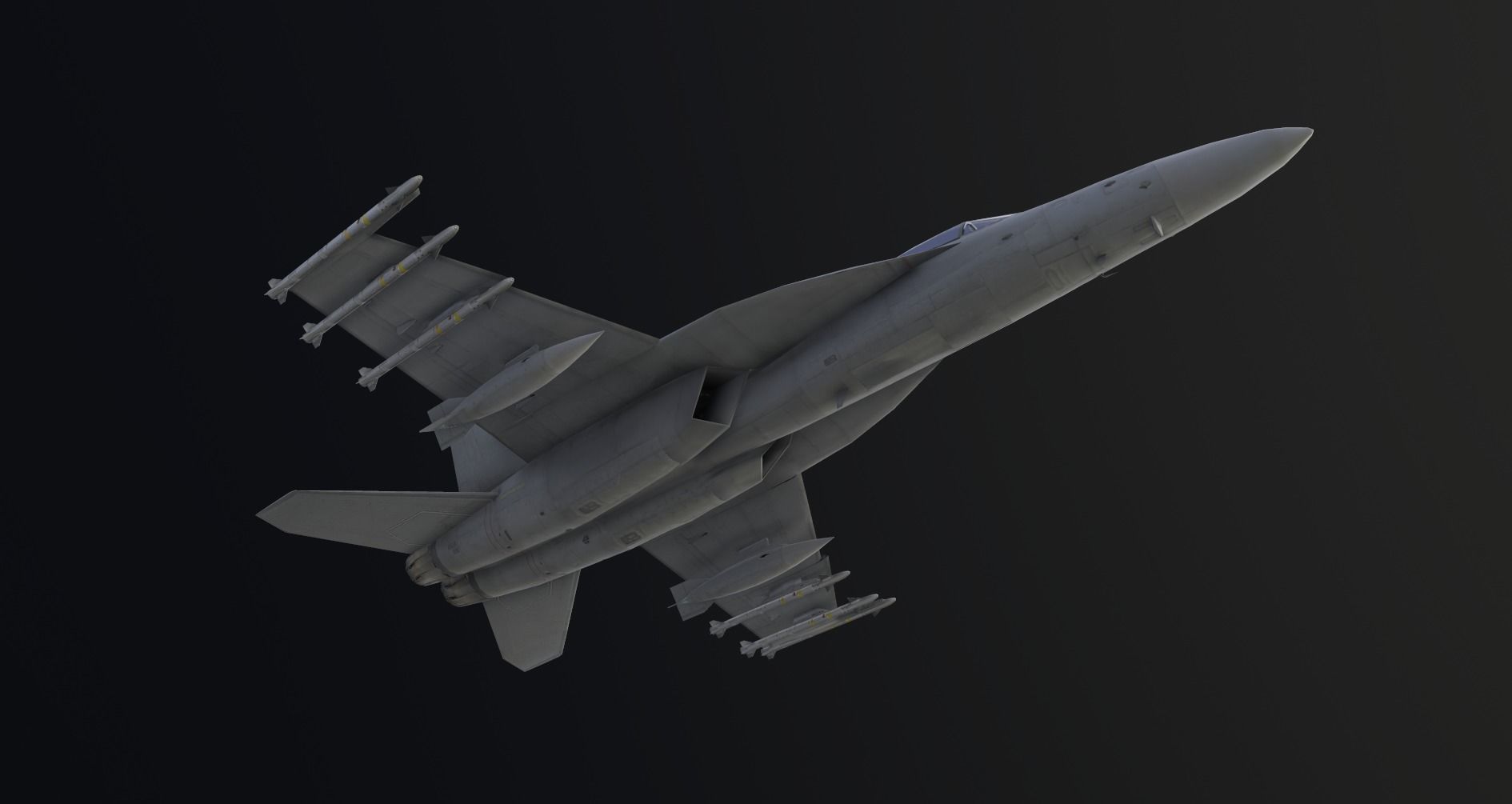 3D model Boeing F18E Super Hornet VR VR / AR / low-poly | CGTrader