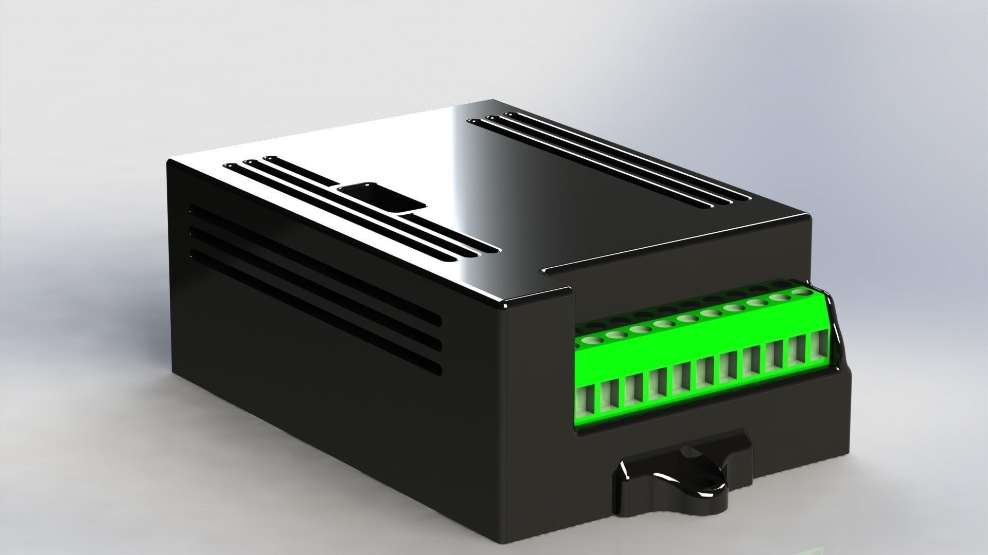 PCB box enclosure free 3D model | CGTrader