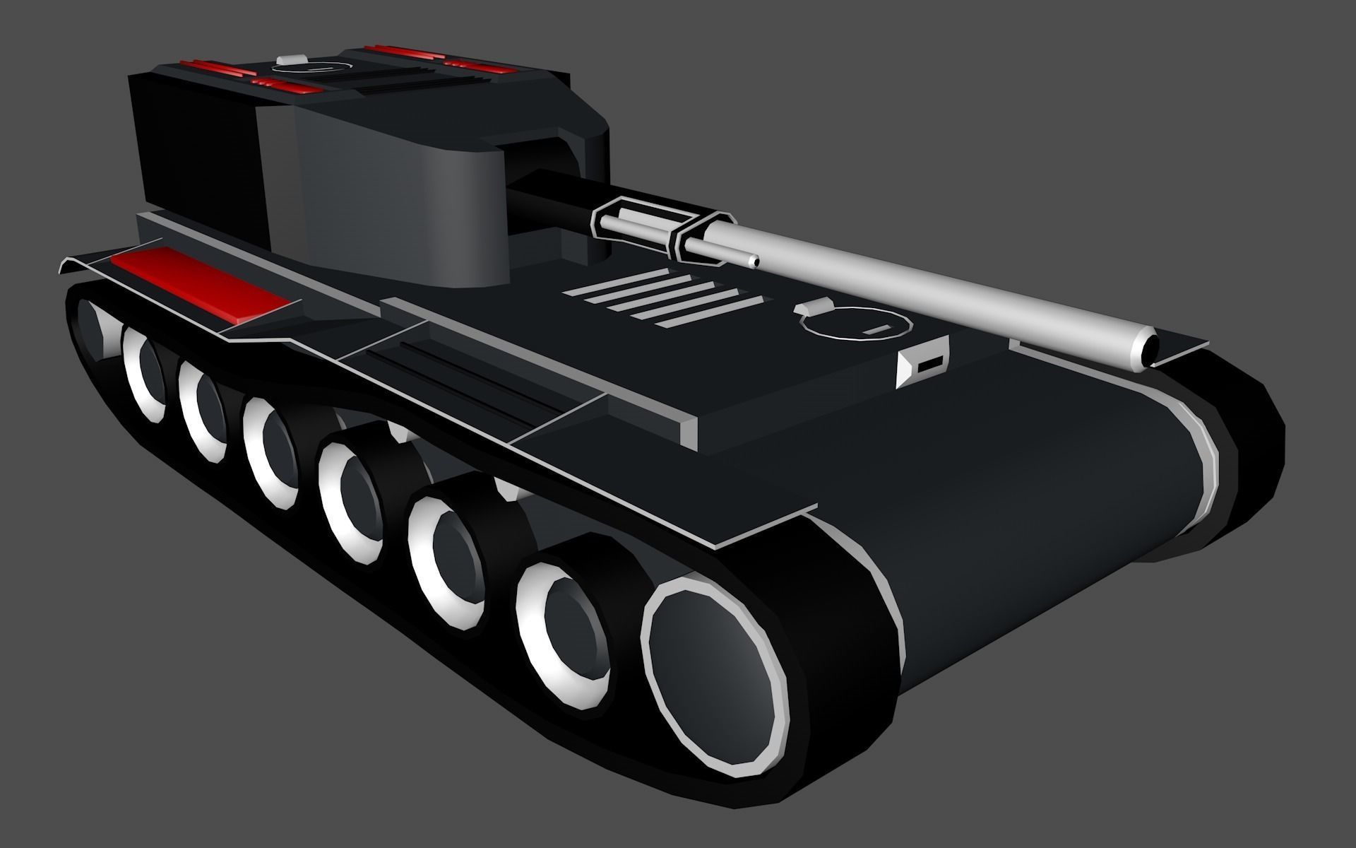 3D model KT-140 Concept Tank VR / AR / low-poly rigged | CGTrader