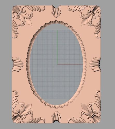 Photo frame 3D relief models STL Files used for CNC Router E985 3D ...