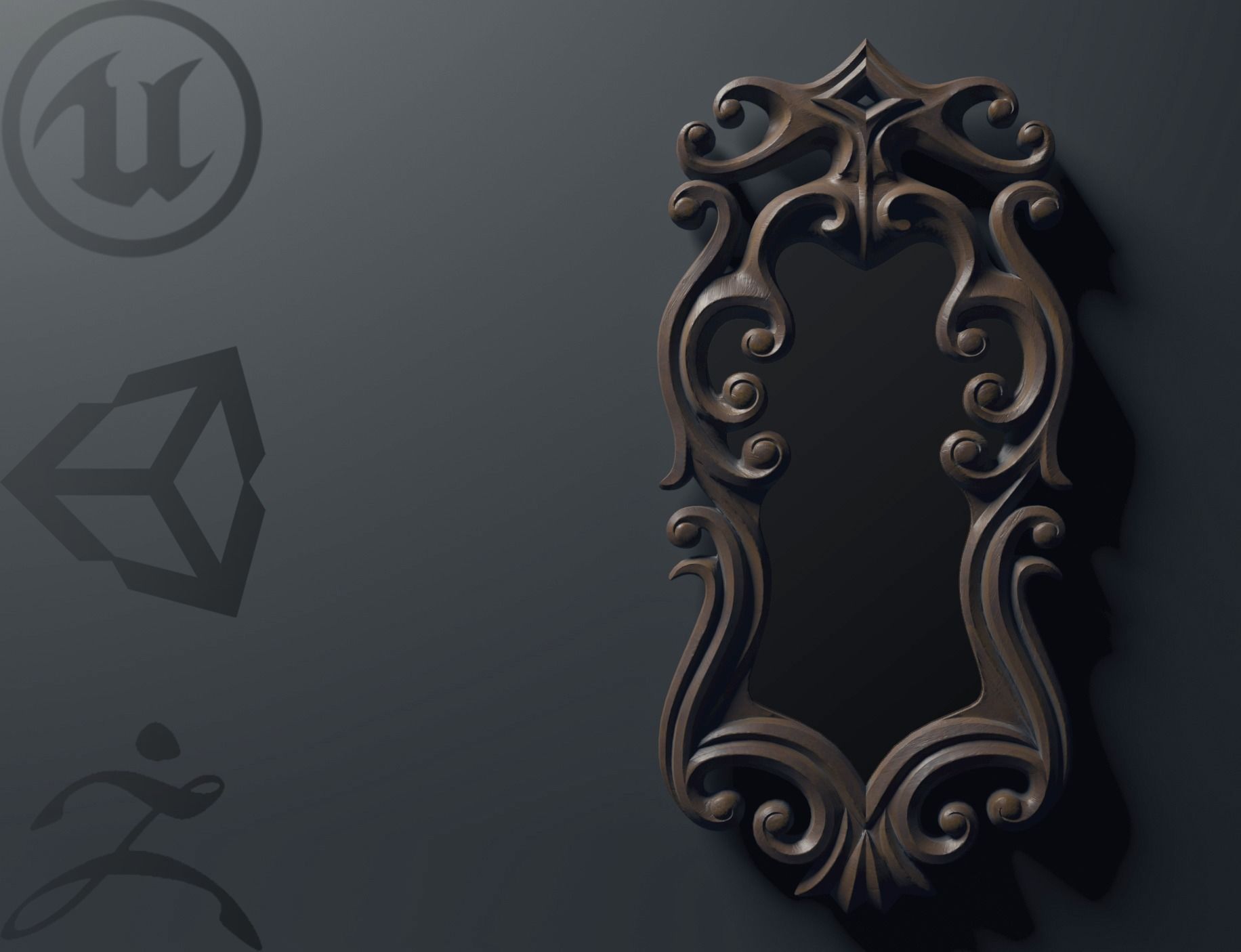 Mirror free 3D model rigged | CGTrader