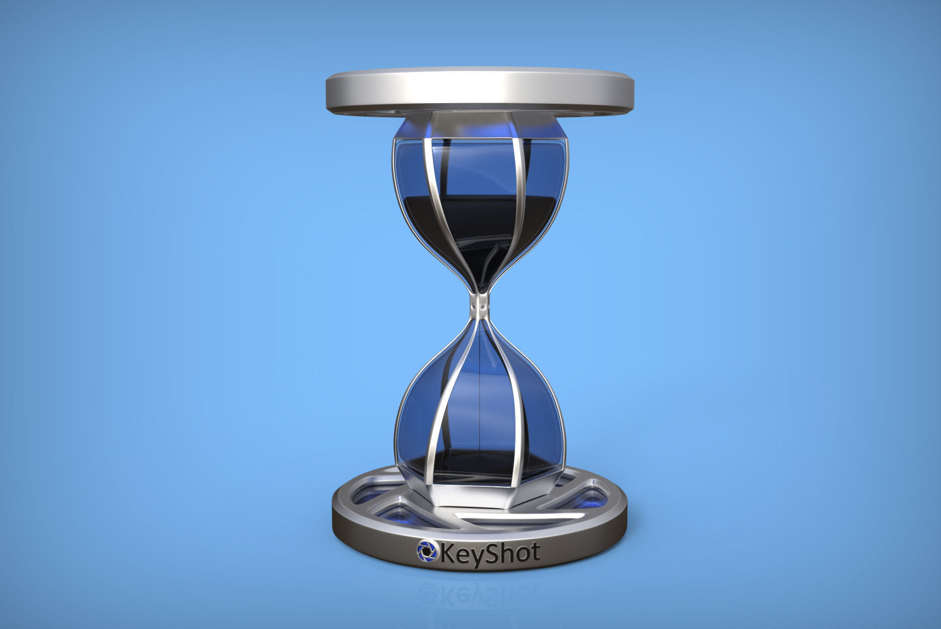 Keyshot Sand Glass 3D model | CGTrader